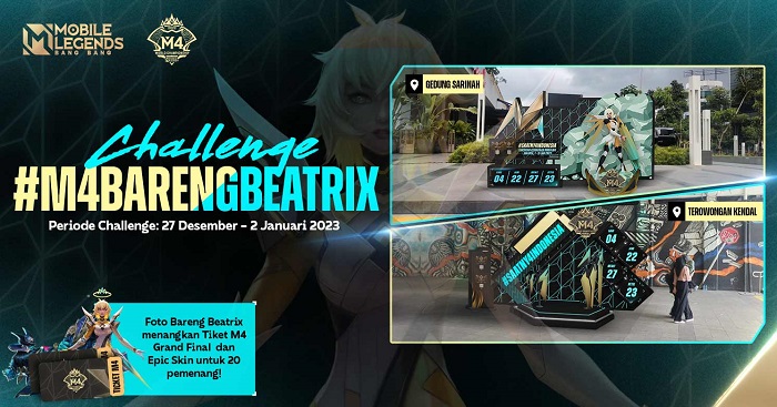 Foto Instalasi Beatrix Prime Skin! Skin Epik Mobile Legends: Bang Bang